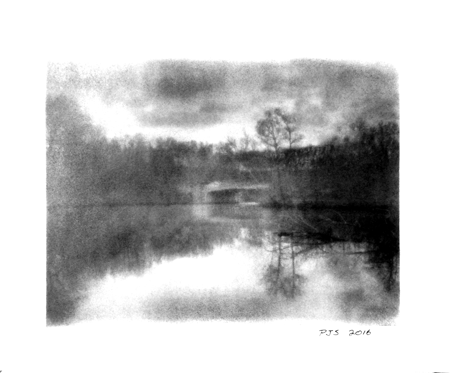 sharon-lake-bridge – Bromoil Prints by PJ Sturdevant
